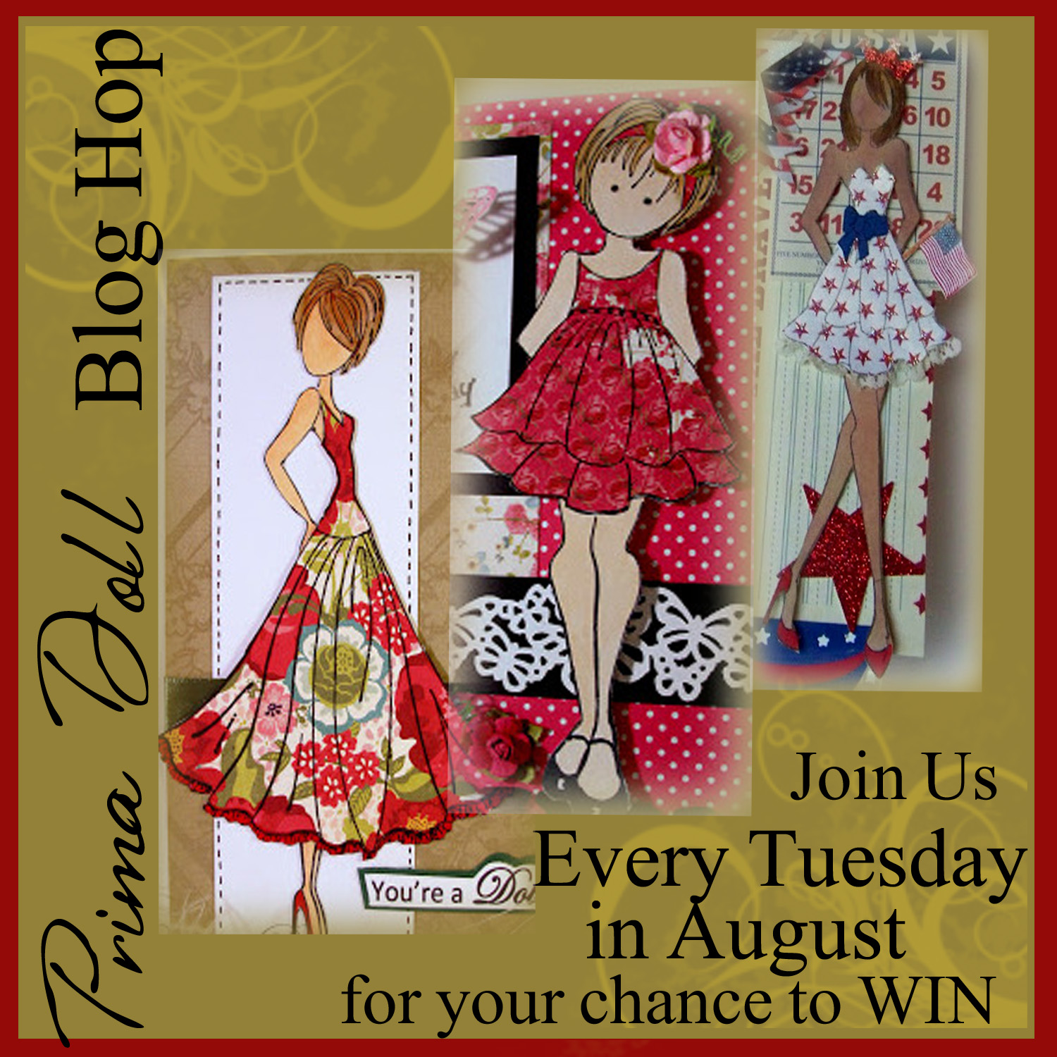 Nellies Nest: Prima Paper Doll Blog Hop ~ Week 2