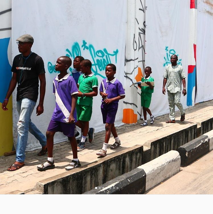 Lagos gets a new make over from Graffiti Artist, Osa Seven!