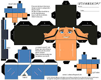 French Fold Papercraft: Maison Nickelodeon Banana Papercraft papercraft
