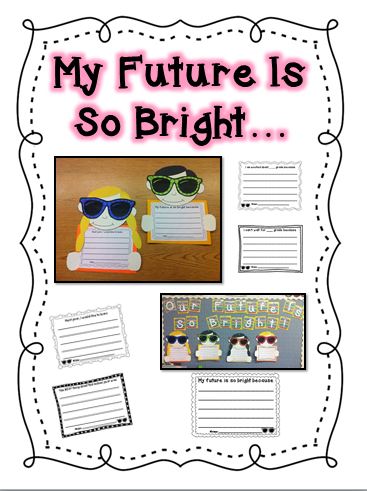 Our Future Is So Bright- Writing Craftivity