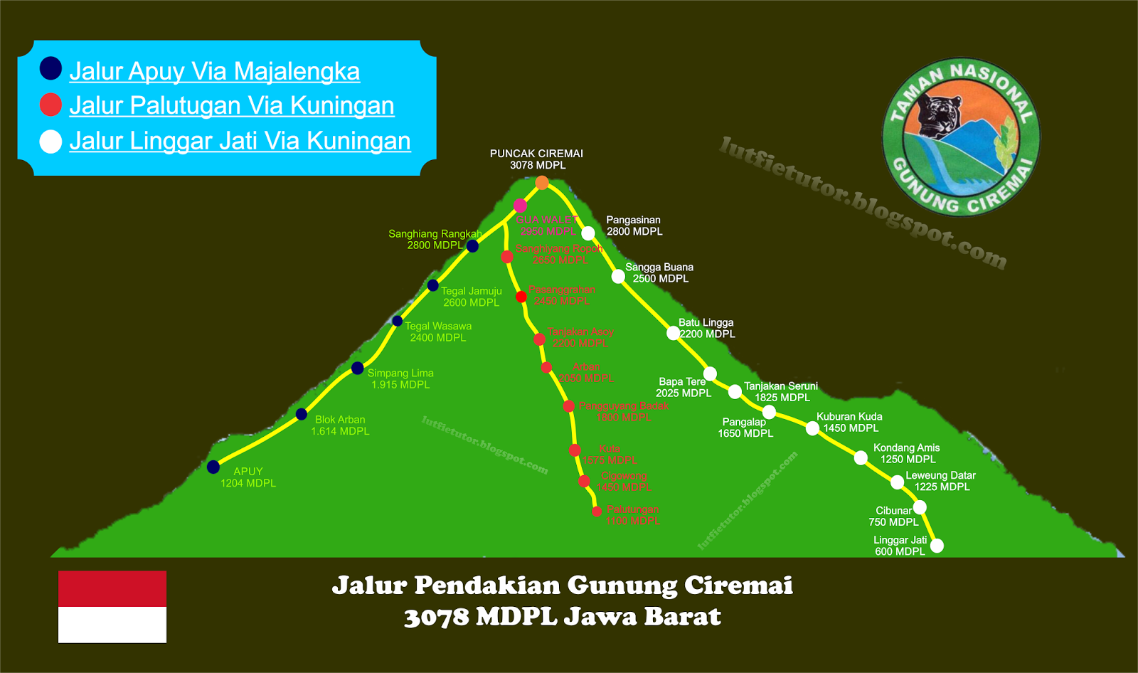 Gunung Ciremai (3.078 mdpl) | Traveler Istimewa - Ayo Main, Sendal Gua ...