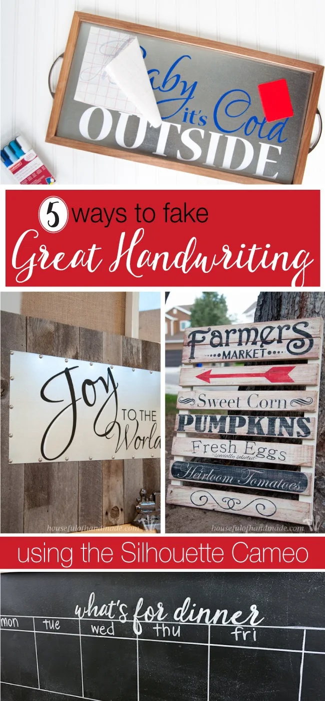 5 Ways to Fake Handwritten Lettering with Silhouette CAMEO - Silhouette ...