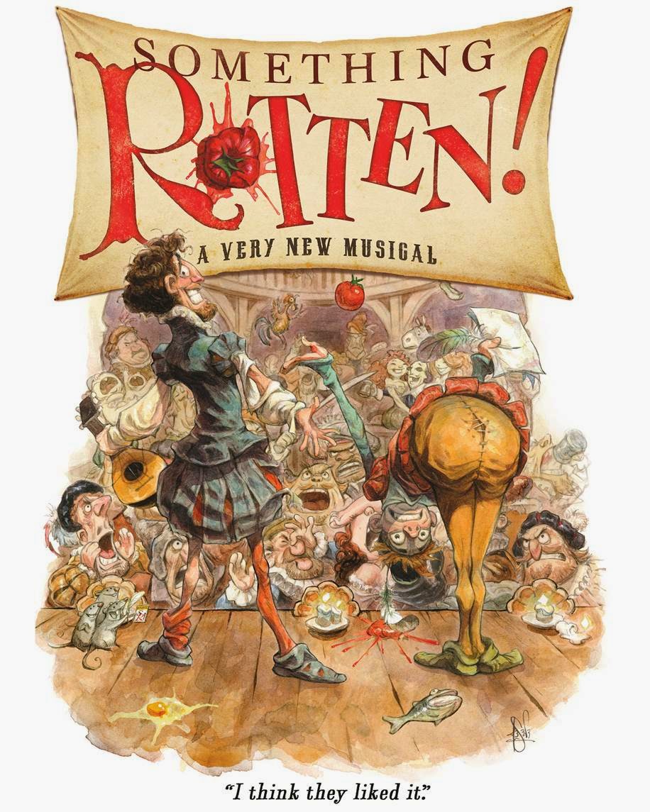 JK's TheatreScene: MEDIA MONDAY: Something Rotten! Logo