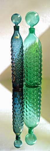 Heart of Glass - Blenko Glass: Blenko Husted Vineyard decanters