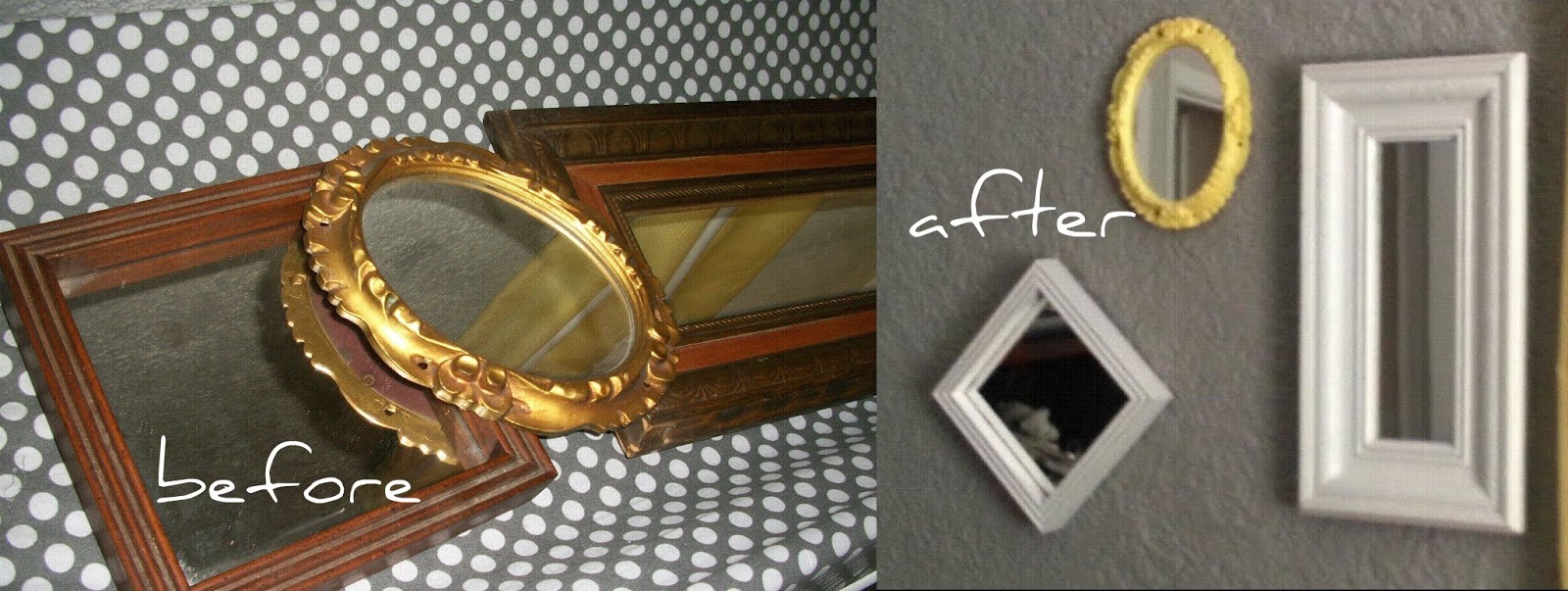 No Need Of Spoil: Easy Mirror Upcycle DIY Tutorial