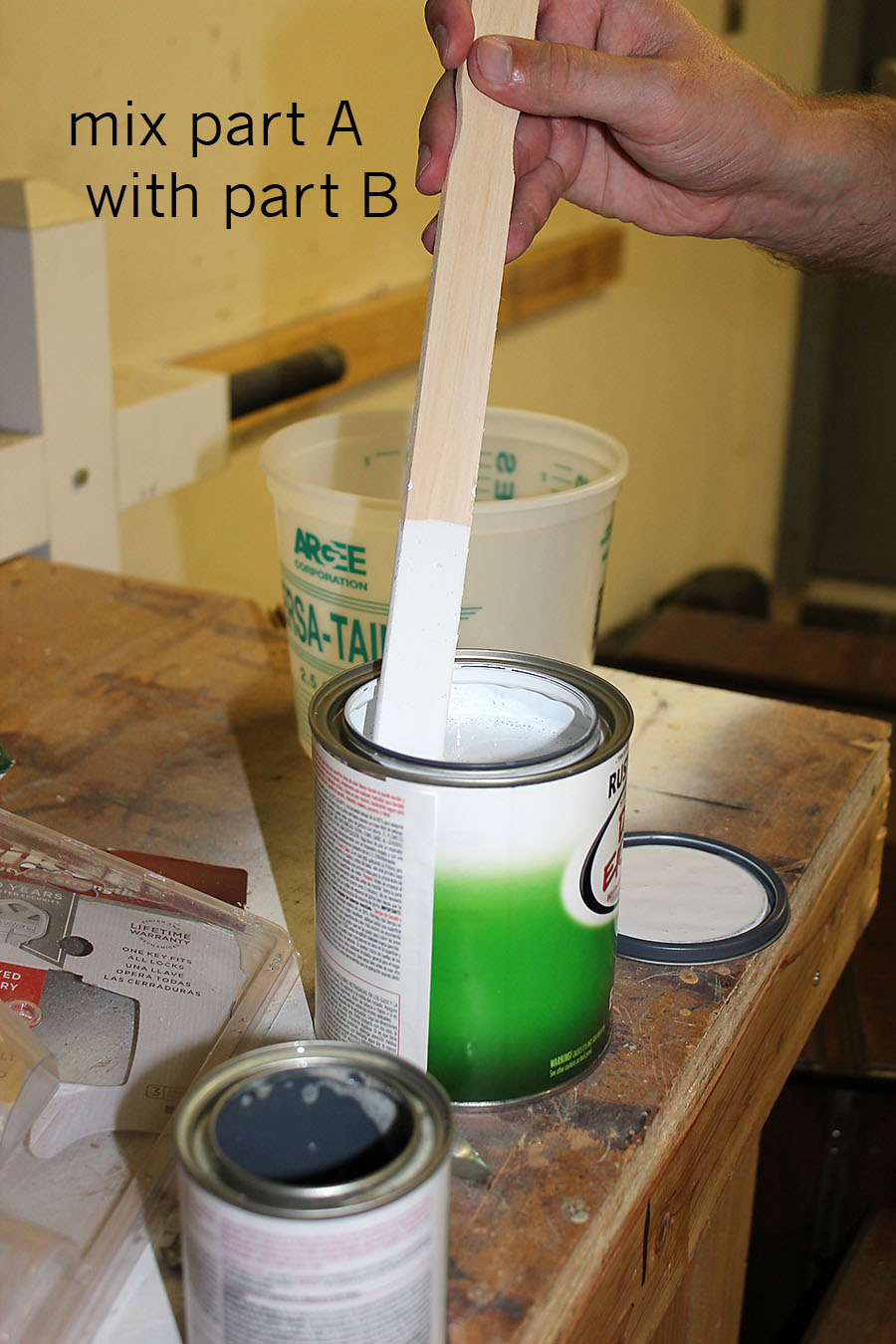 Dry Erase Painted Desk | Remodelaholic