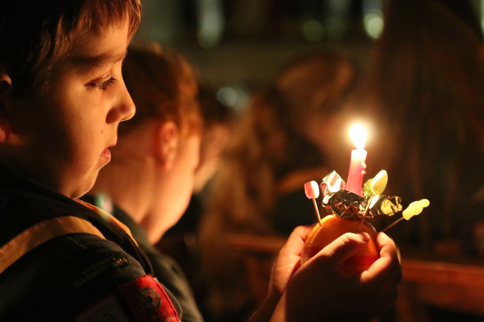 Christingle Service 2015 - we packed the church out