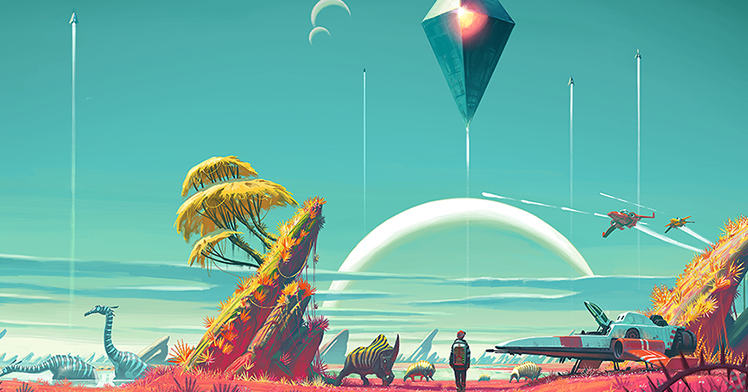 The Geeky Nerfherder: #CoolArt: 'No Man's Sky' Prints From iam8bit