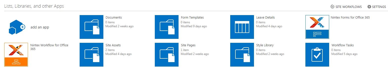 Office 365 –Missing Nintex Icons on the top ribbon - Things to share