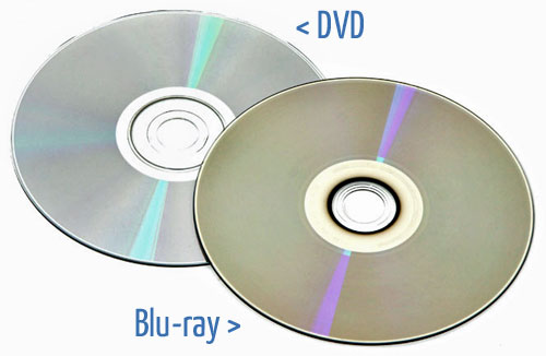 Difference between Blu ray and DVD
