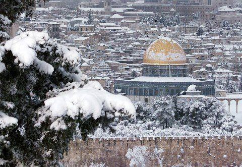 TheNewVerse.News : JERUSALEM IN SNOW, 1/10/2013