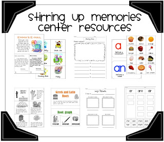 Second Grade Silliness: S is for Stirring Up Memories Centers
