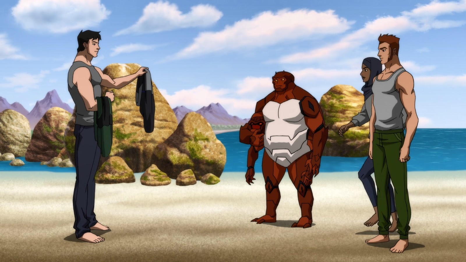 Anime Feet: Young Justice: Violet Harper (Halo)