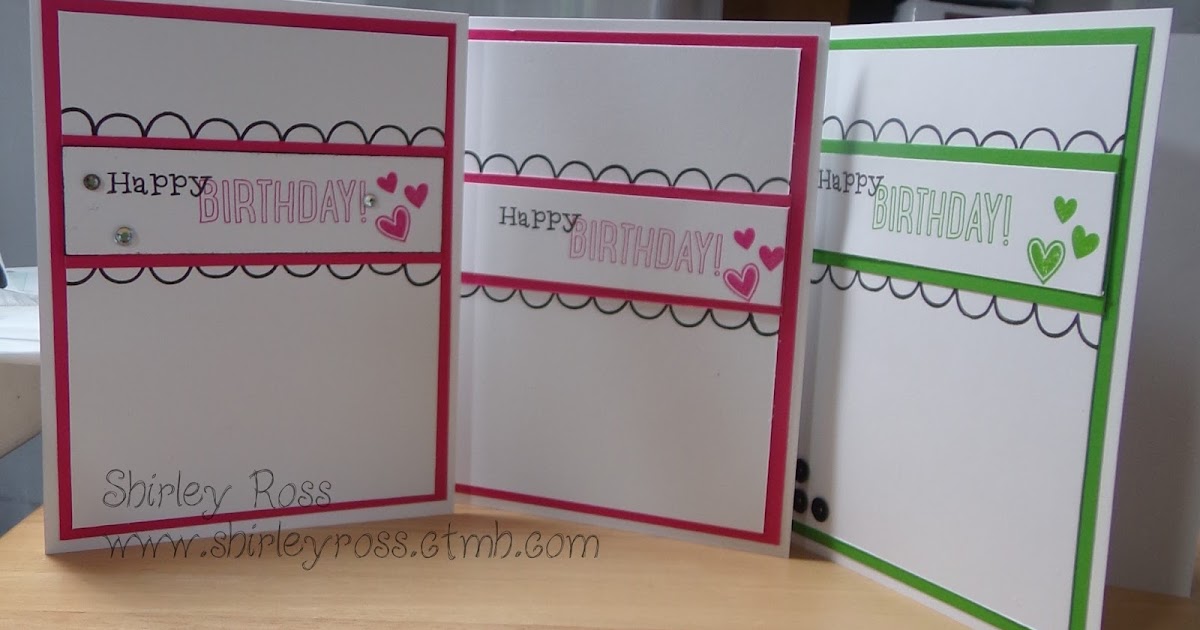 Rockin' heARTist: Stamping a Border on a Card