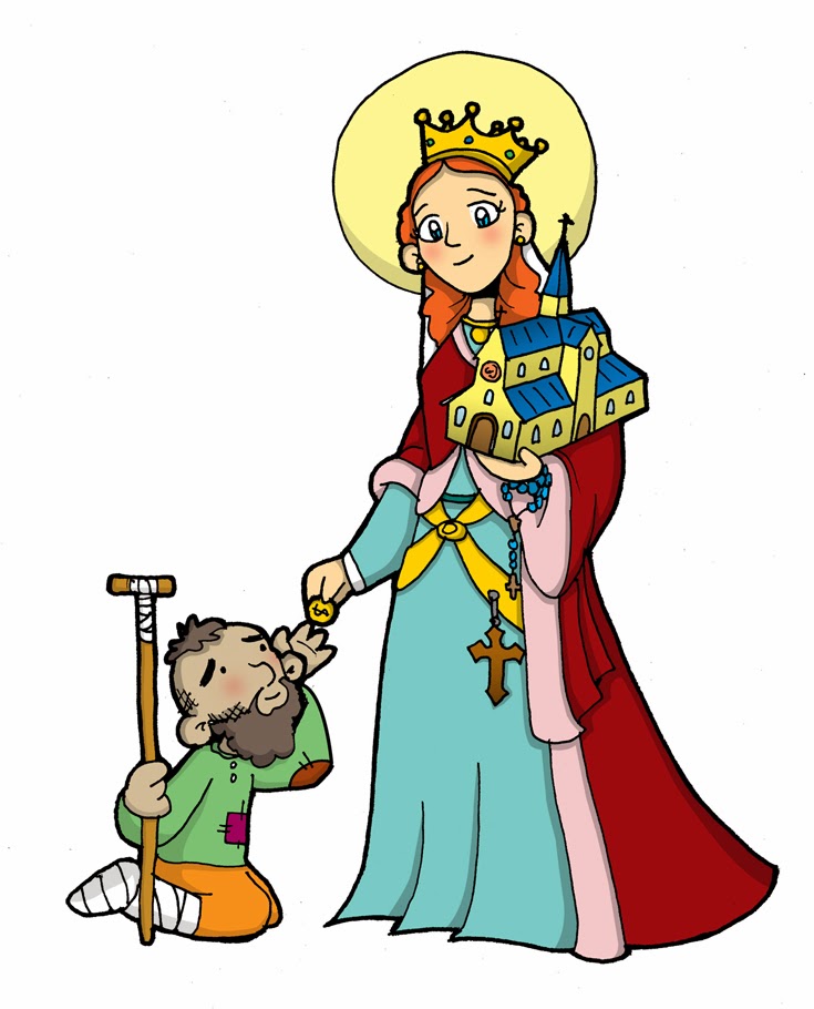 Dibujos para catequesis: SANTA ADELAIDA (o Santa Adela)