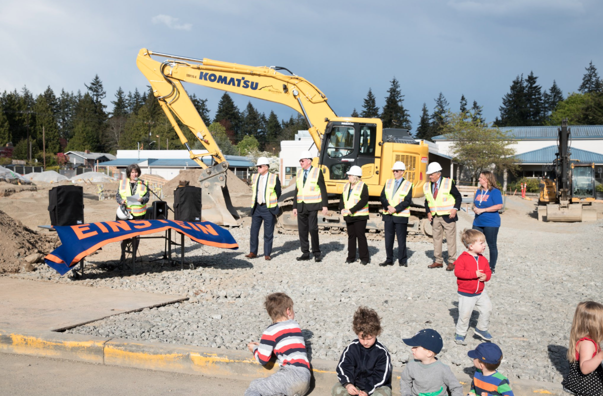 Shoreline Area News: Groundbreaking held for middle schools: Einstein ...