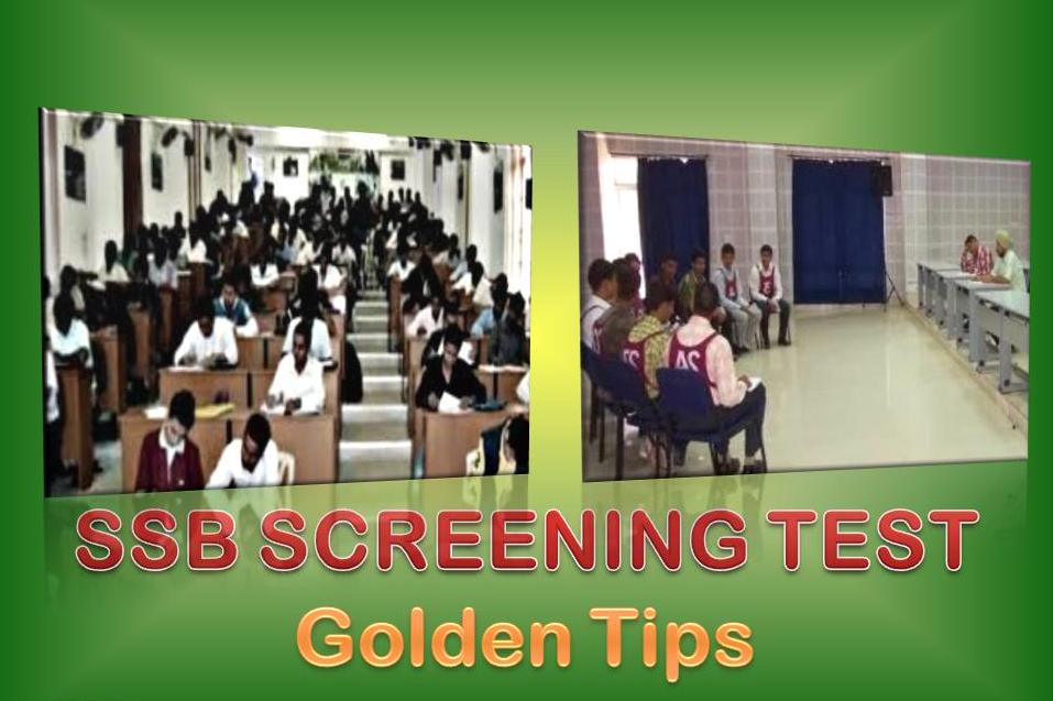 SSB SCREENING TEST - PROCEDURE AND GUIDELINES - SSB Interview