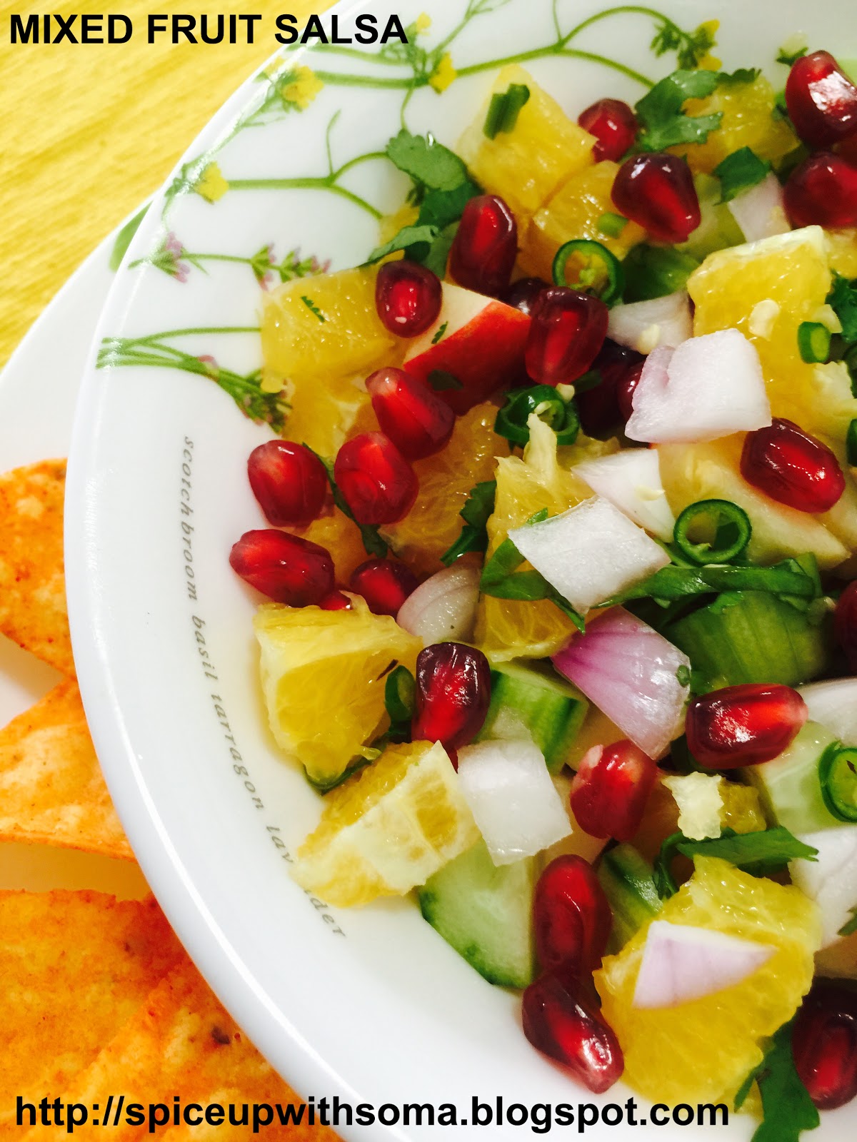 CURRY AND SPICE: MIXED FRUIT SALSA