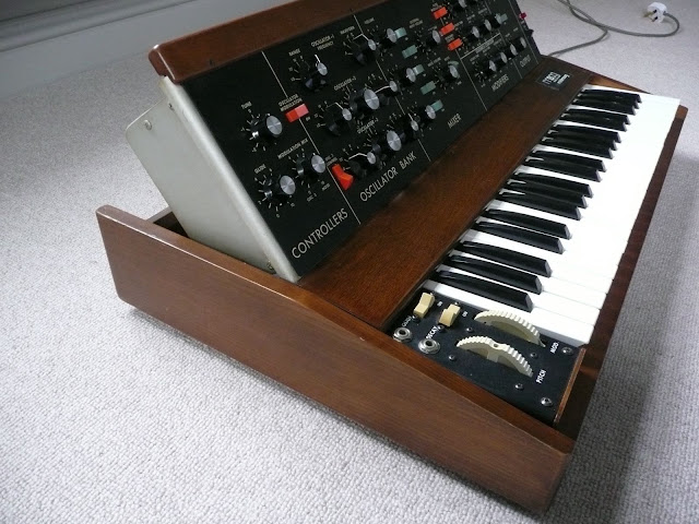 MATRIXSYNTH: MOOG MINIMOOG MODEL D with Premium Stardust Dust Cover ...
