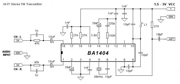 RBT's Tech Depot: Stereo FM Transmitter with BA1404