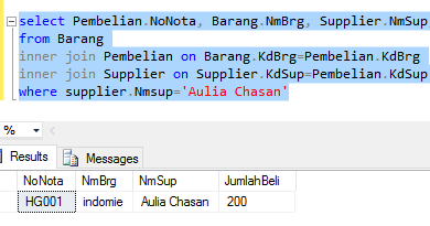 Blog Pribadi: Tugas Pemrograman SQL-4