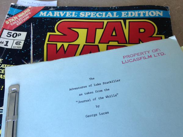 Newly Found STAR WARS Script Proves George Lucas is a Liar - The Geek Twins