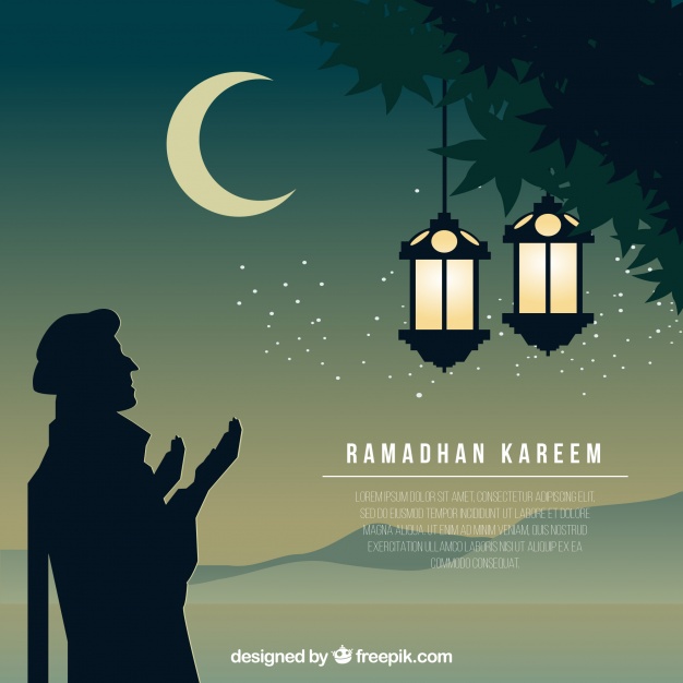 Poster doa berbuka puasa ramadhan vector gratis cdr - Jualdesainku