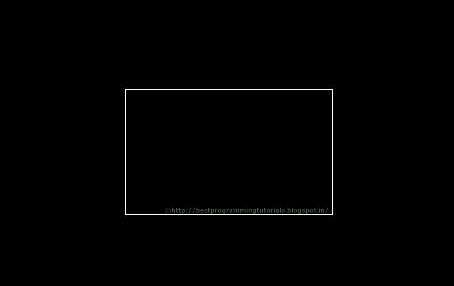 Rectangle in c/c++ graphics |oops,Learn free Java tutorials,C tutorials ...