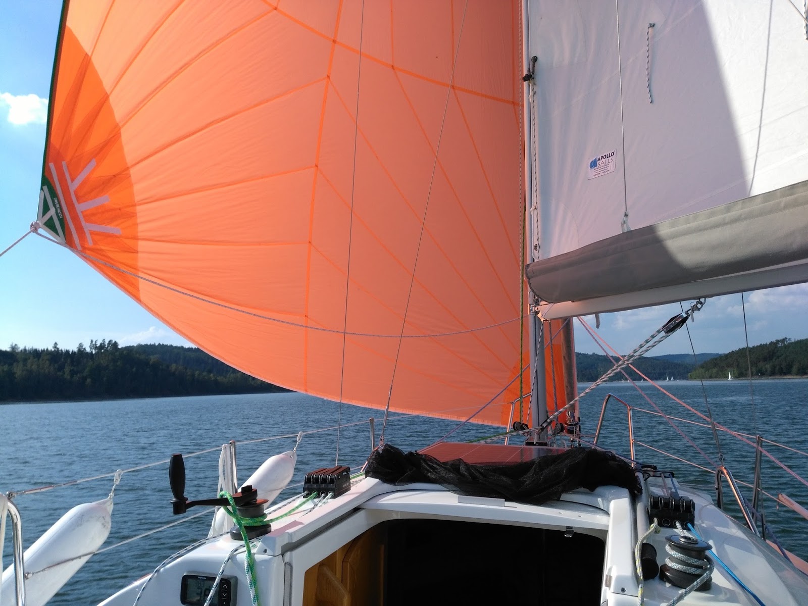 We sail Phobos 21: Gennaker