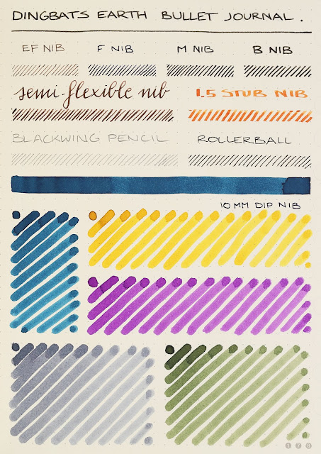 PAPER REVIEW: DINGBATS EARTH BULLET JOURNAL | The Pencilcase Blog ...