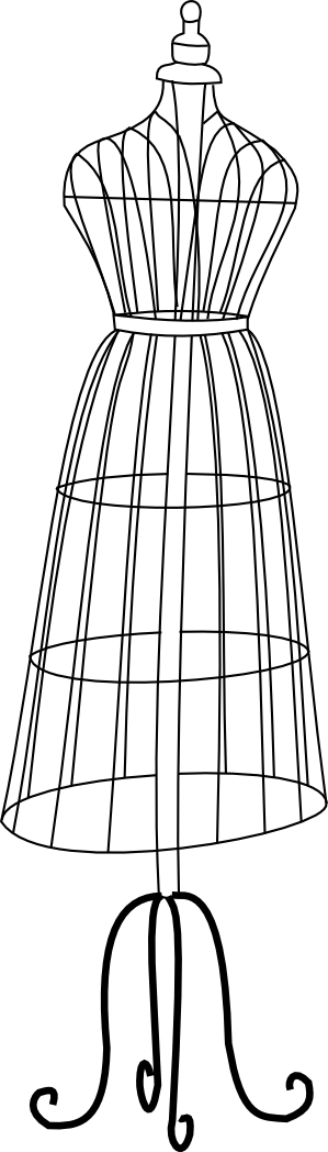 Beyond the Fringe Crafts: Dress Form Freebies