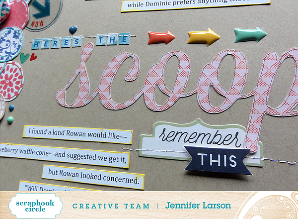 Midwest Scrapgarden: June pages for Scrapbook Circle