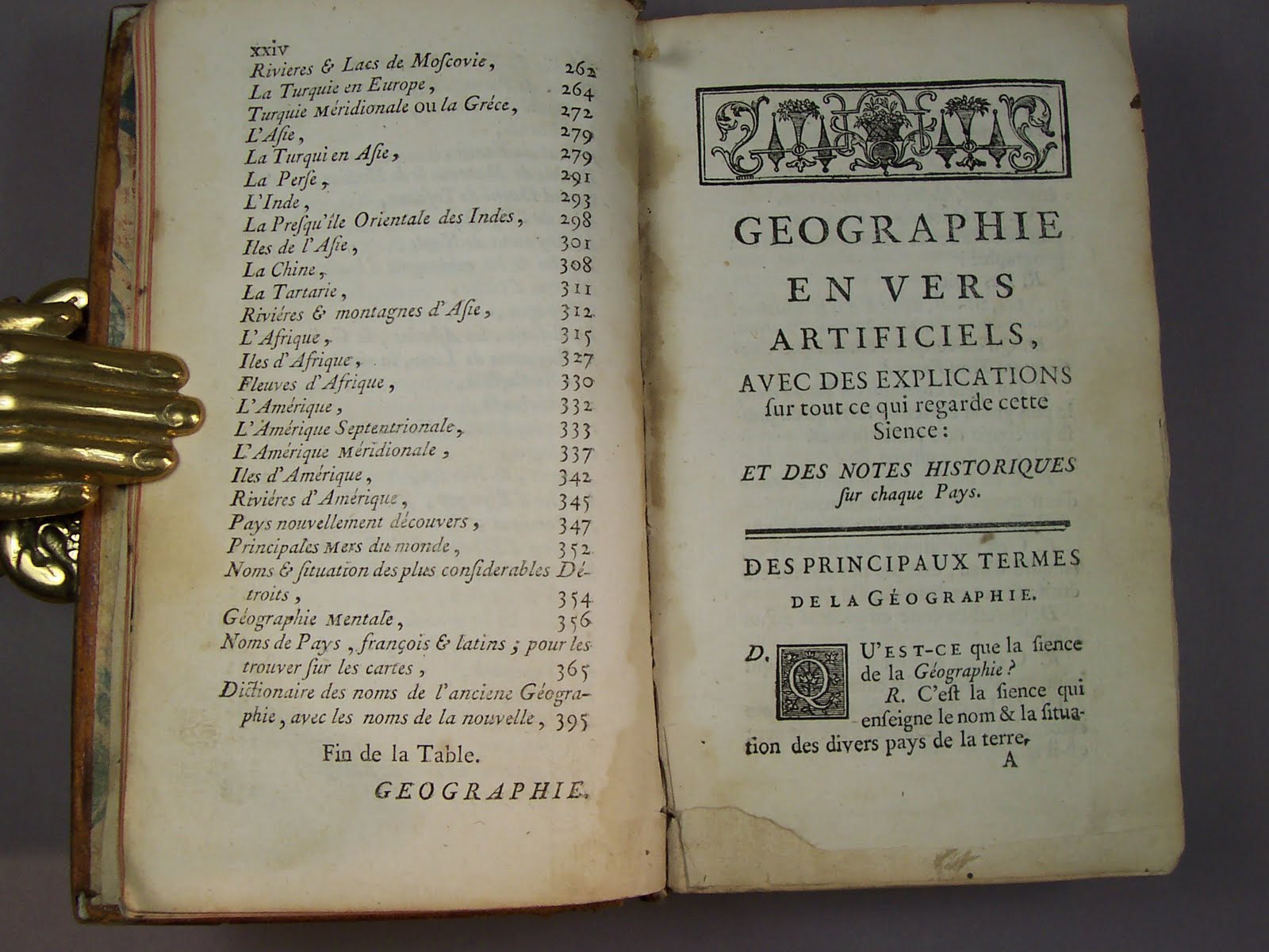 Librairie ancienne et autres trésors...: 1739. Géographie universelle ...