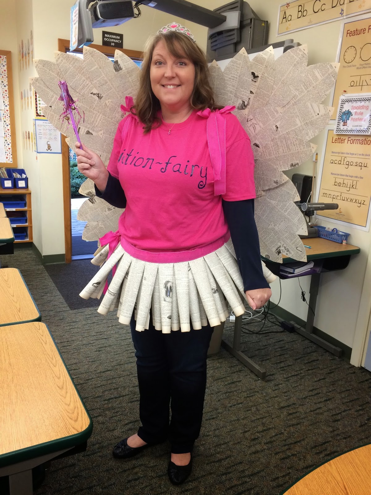 Finally in First: Diction-fairy Costume