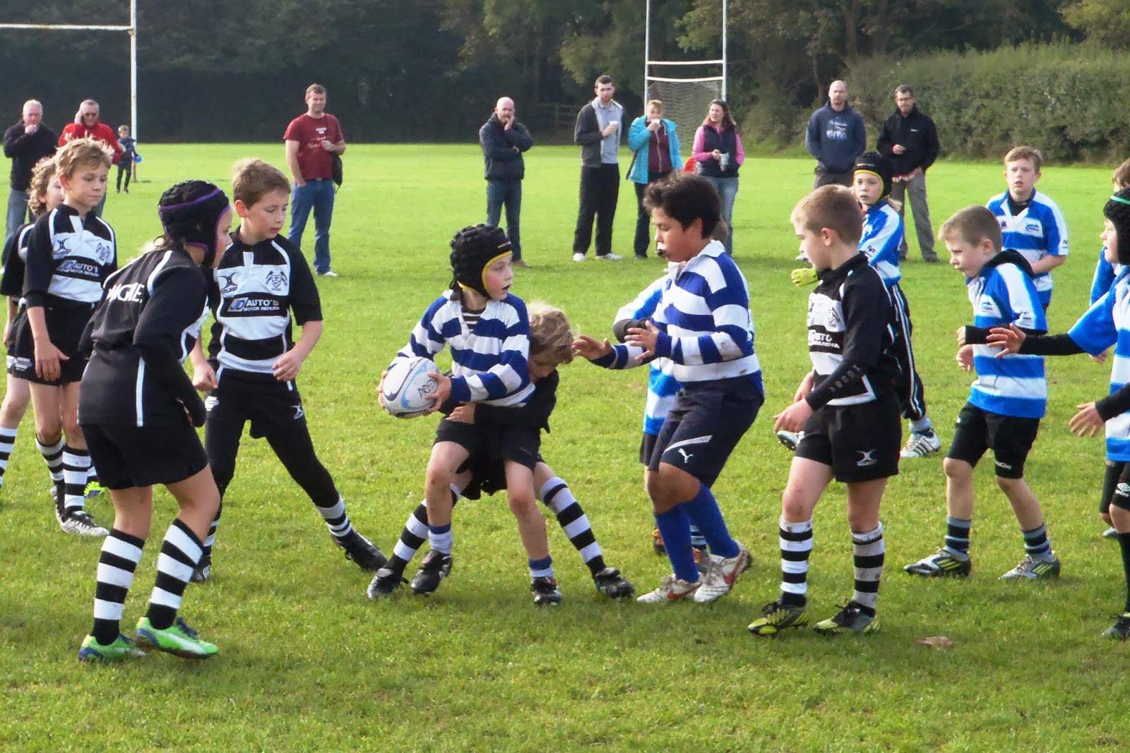 Mumbles Dragons Under 11's Rugby Team: Dragons V Vardre. Home. 13/10/13.