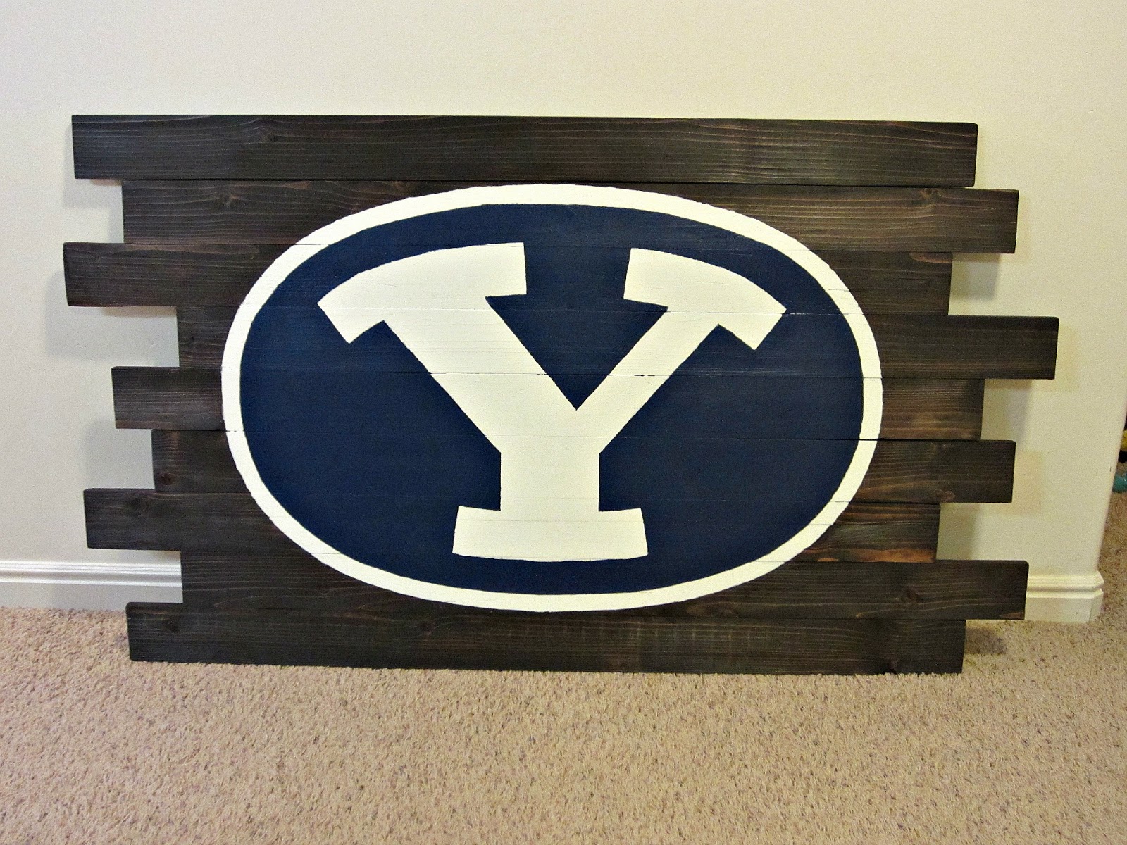 BYU Wood Wall Decor - Love to be in the Kitchen