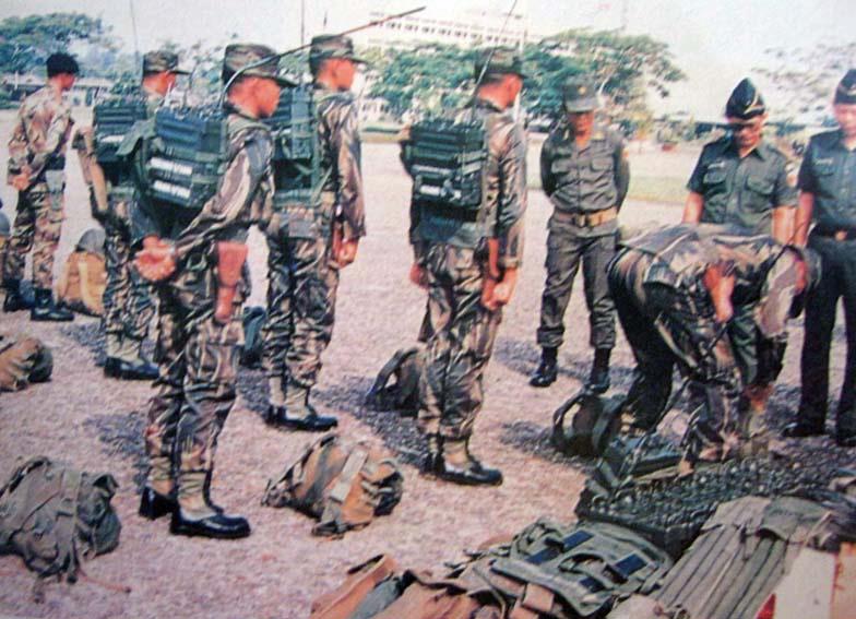 MUSEUM LORENG INDONESIA: Loreng Infanteri Gaya baru-IFGABA