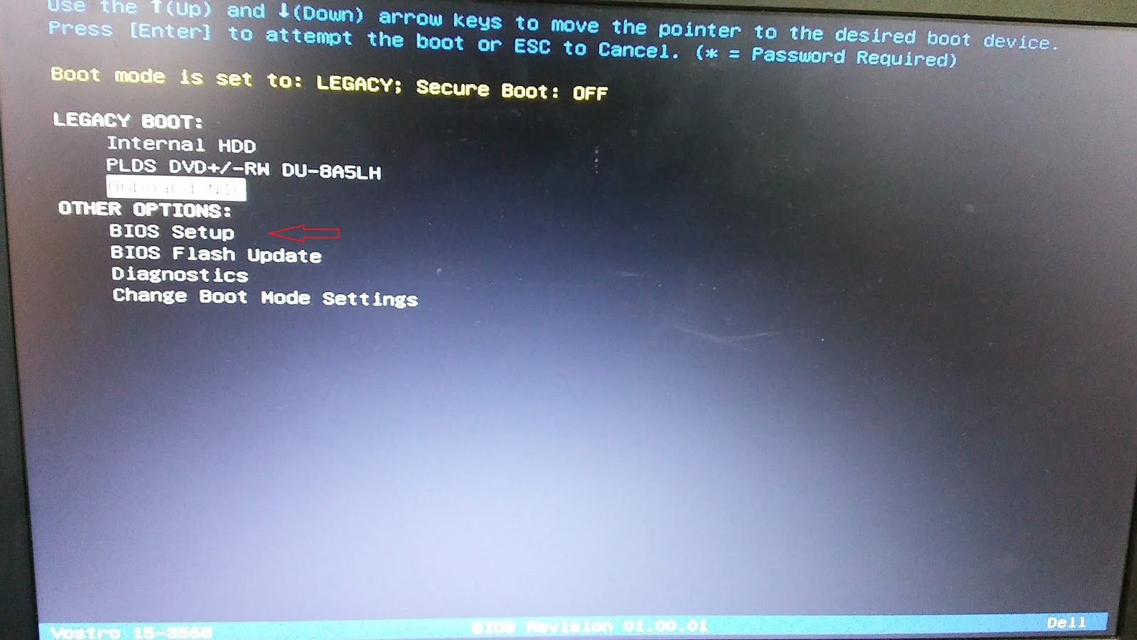 3) After a new window is open click on security open by using arrows or ...