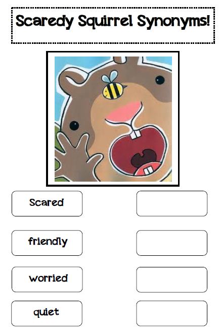 Jennifer's Teaching Tools: Reviewing with Scaredy Squirrel!