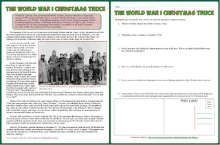 Students of History: World War 1 Reading on Christmas Truce Lesson Plan
