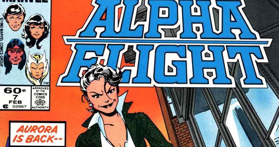 Alpha Flight #7 - John Byrne art & cover + 1st Deadly Earnest - Pencil Ink