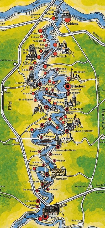 De Moezelstreek: De Moezel als rivier