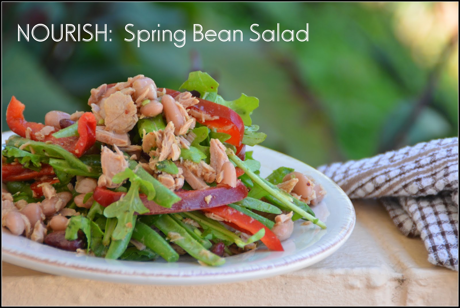 Christie Fischer : NOURISH: Spring Bean Salad Recipe
