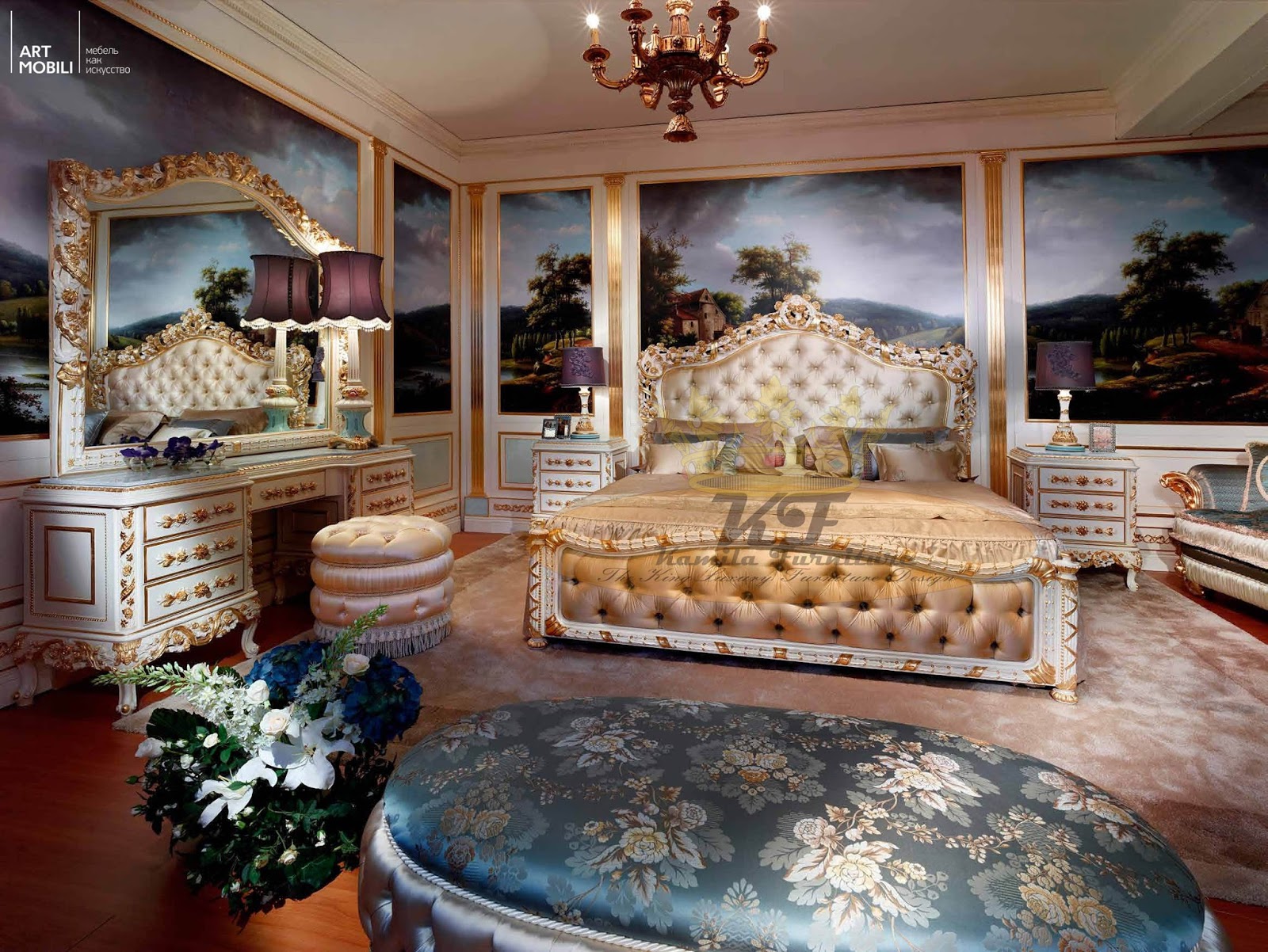 Kamila Furniture: LUXURY CLASSIC ITALIAN FURNITURE BEDROOM