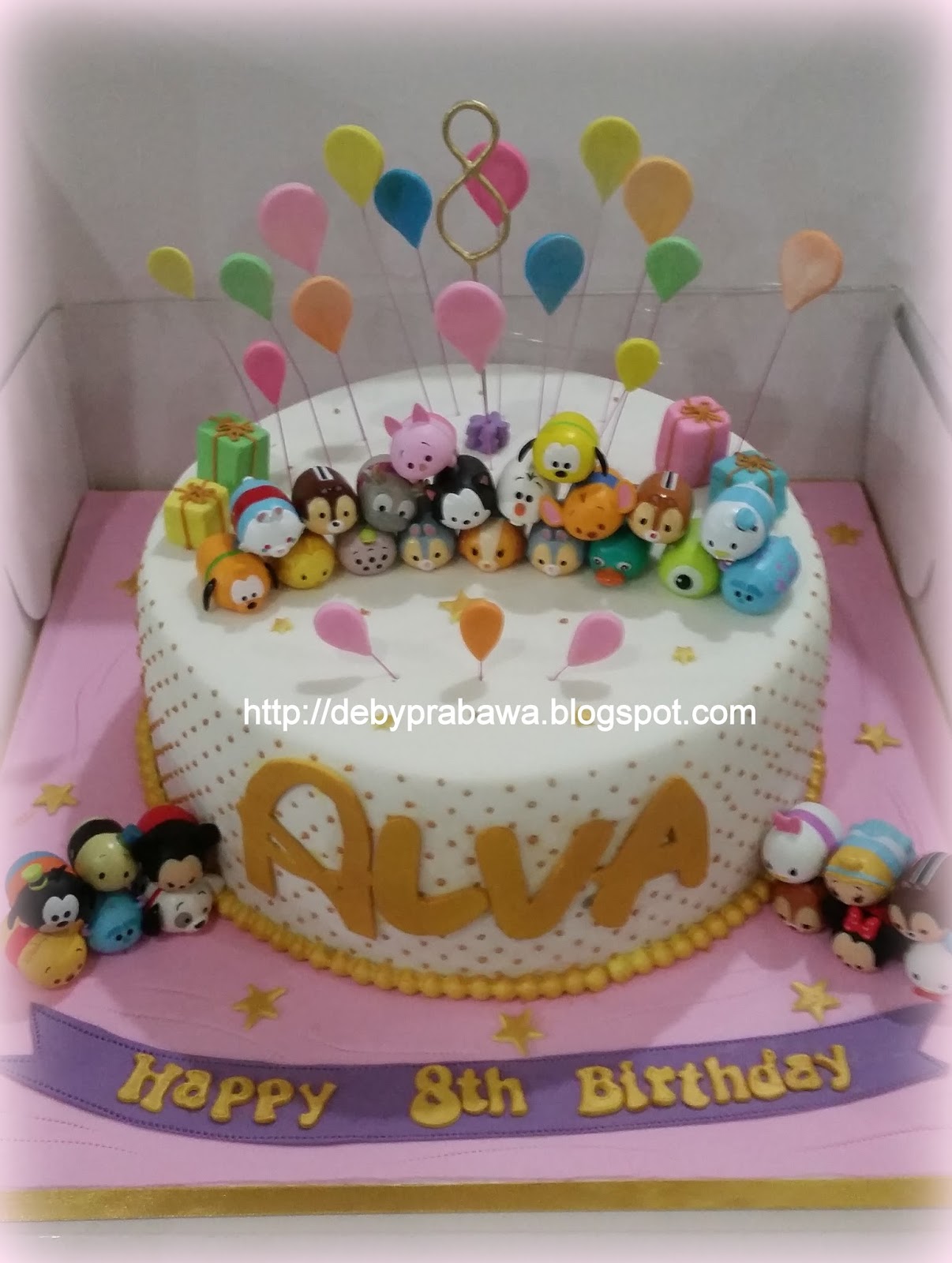 Butterfly Cake: Tsum Tsum Cake for Alva