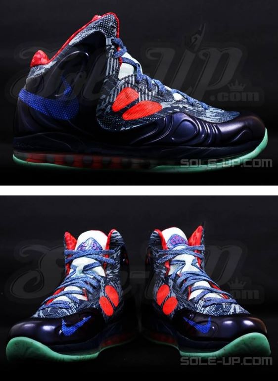 THE SNEAKER ADDICT: Nike Air Max Hyperposite Blue/Red/Glow Sneaker ...