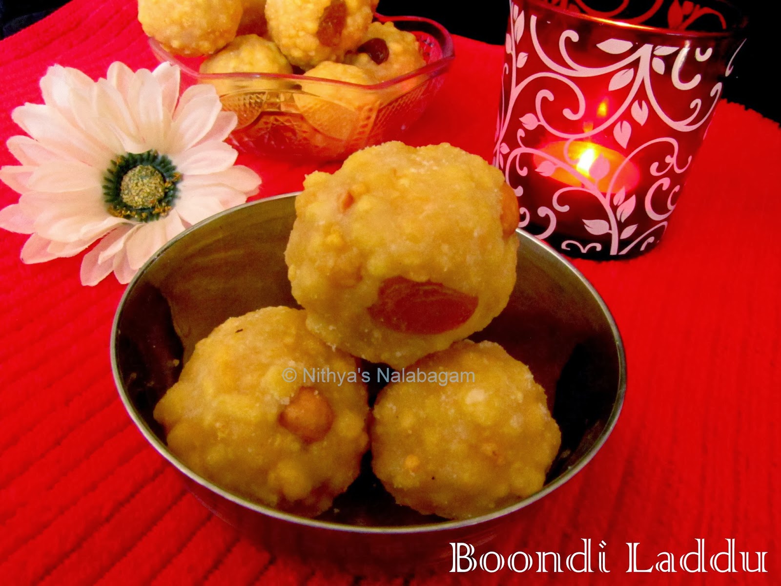 Boondi Laddu | Boondi Ladoo |Nithya's Nalabagam