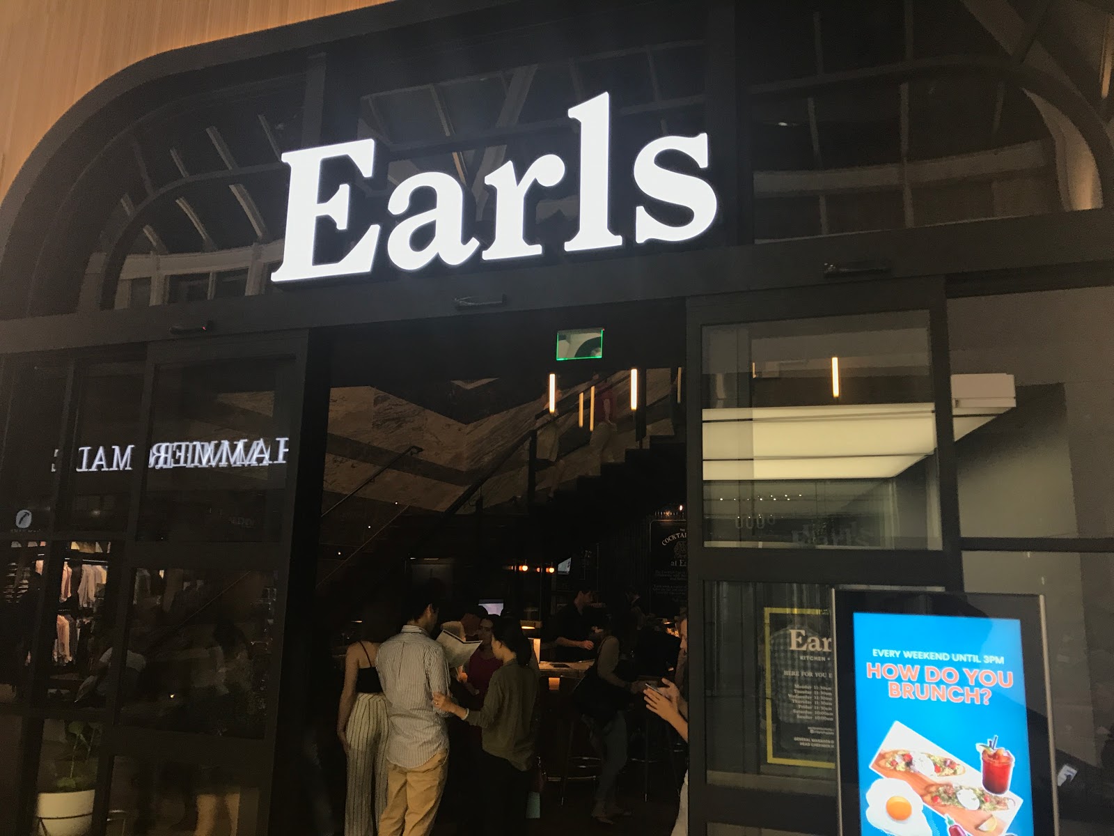 EARLS OPENS IN BOSTON'S PRUDENTIAL CENTER