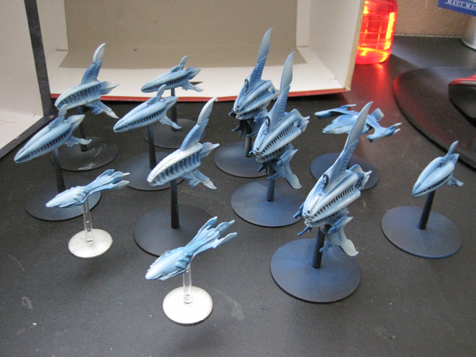 Shipyard Painting: Babylon 5 Minbari Fleet