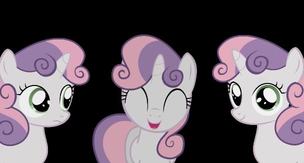 Equestria Daily - MLP Stuff!: Piles of Sweetie Belle - Giddy Up Animation
